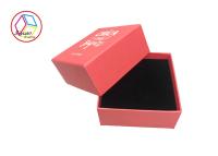 China Red Personalized Jewelry Gift Boxes Drawer Shape Recyclable Feature for sale