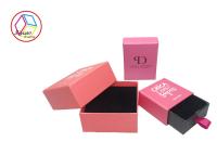 China Red Personalized Jewelry Gift Boxes Drawer Shape Recyclable Feature for sale