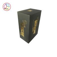 China Black Unique Jewelry Paper Gift Box , Luxury Jewellery Packaging Boxes for sale