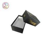 China Black Unique Jewelry Paper Gift Box , Luxury Jewellery Packaging Boxes for sale