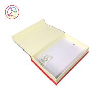 China Custom Book Shaped Jewelry Paper Gift Box Eco Friendly 8x6x2 Inch for Storage for sale