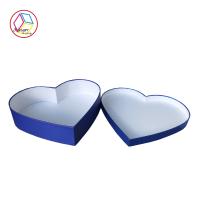 China Heart Shaped Jewelry Box Pearl Paper Recyclable Feature Eco - Friendly for sale