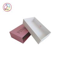 China Pink Jewelry Paper Gift Box / Sliding Drawer Gift Boxes Cutomized Size for sale