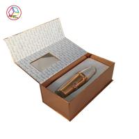 China Gold Color Cosmetic Gift Box with Plastic Insert Customizable Packaging for Makeup for sale