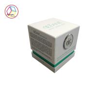 China Fancy Cosmetic Gift Box / Personalised Makeup Box Sticked Golden Logo for sale