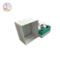 China Fancy Cosmetic Gift Box / Personalised Makeup Box Sticked Golden Logo for sale
