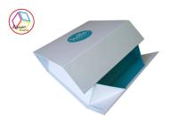 China Custom Cosmetic Gift Paper Box with Embossed Logo ISO9001 Certified 250gsm for sale