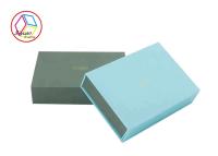 China Custom Sliding Cosmetic Gift Box Rectangle Shape 250gsm Grey Board for sale
