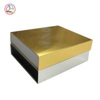 China Gold Chocolate Box Plastic Coating Feature ISO9001 Certified Custom Gift Boxes for sale