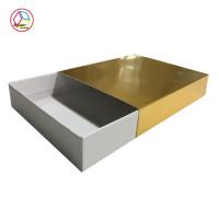 China Gold Chocolate Box Plastic Coating Feature ISO9001 Certified Custom Gift Boxes for sale