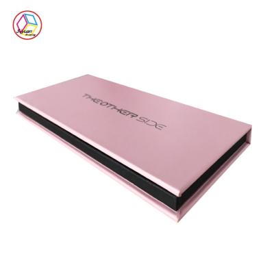 China Foldable Empty Chocolate Gift Boxes Pink Color Flat Pack 20x20x5cm Customizable for sale