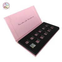 China Foldable Empty Chocolate Gift Boxes Pink Color Flat Pack 20x20x5cm Customizable for sale