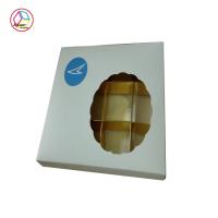 China Elegant Paper Cupcake Boxes / Decorative Cake Boxes Food Safe Grade for sale
