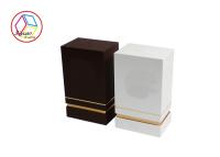 China Custom Perfume Gift Box with Gold Foil Stamping Coated Paper 310x435x280mm for sale