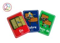 China Custom Full Color Print Kids Educational Game Cards OEM Service 8-15 Days for sale