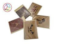China Custom Printed Note Cards 350g Coated Paper CMYK Pantone Printing for sale