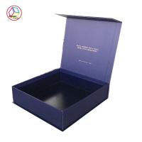 China Personalized Gift Hair Extensions Packaging Box Golden Color Printing for sale