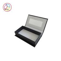 China Custom Hair Packaging Boxes With PVC Window Coated Paper OEM Service for sale