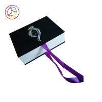 China Custom Printed Hair Weave Boxes Glossy Lamination Cardboard Packaging 500pcs MOQ for sale