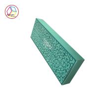 China Green Hair Extensions Packaging Box , Cardboard Wig Box Customized Logo for sale