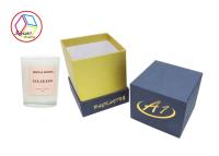 China 400g Coated Paper Cardboard Candle Gift Boxes for Festival Present Packing OEM Custom for sale