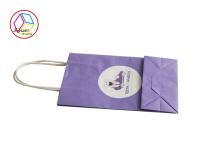 China Elegant Printed Paper Bags , Personalized Reusable Shopping Bags for sale