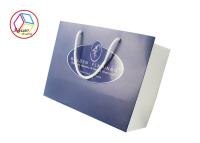 China Elegant Printed Paper Bags , Personalized Reusable Shopping Bags for sale