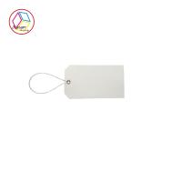 China Luxury White Cardboard Paper UV Coated Logo With String Eco - Friendly for sale