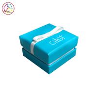 China Custom Luxury Jewelry Paper Gift Box with Velvet Insert for Necklace Ring for sale