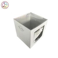 China Luxury Decorative Candle Boxes Glossy Gold Coated Paper Custom Size 2 Piece Gift Packaging for sale