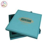 China Custom Empty Chocolate Gift Boxes Green CMYK Pantone Printing Food Safe Paper Packaging for sale