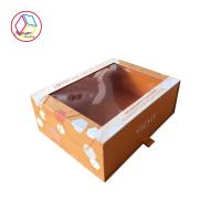 China Custom Rectangle Wrapping Paper Box Embossing Printing OEM Service 1000000pcs Supply for sale