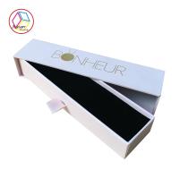China Custom Foil Stamped Jewelry Paper Gift Box Drawer Box 200 Necklace Packaging for sale