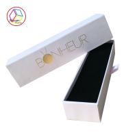 China Custom Foil Stamped Jewelry Paper Gift Box Drawer Box 200 Necklace Packaging for sale