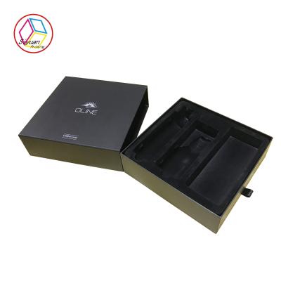 China Custom Cardboard Cosmetic Gift Box with Flocking Blister Matte Lamination 500pcs MOQ for sale