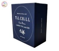 China Recyclable Handmade Craft Paper Gift Box With Ribbon Decoration for sale