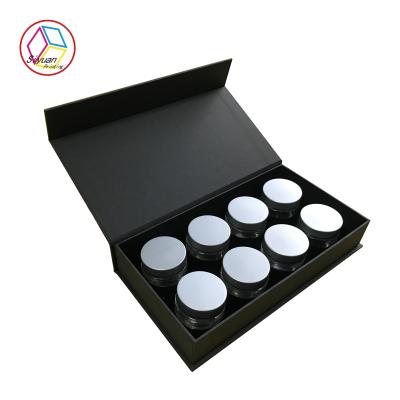China Matte Lamination Clamshell Cosmetic Paper Box For Bottled Face Cream Package for sale