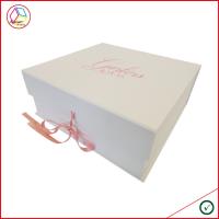 China Custom Fancy Paper Gift Box with Ribbon Decoration OEM 1000000pcs Supply for sale