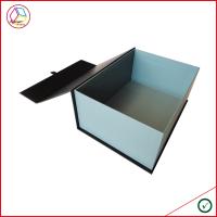 China Custom Logo Four Pieces Magnetic Gift Box With Satin Ribbon for sale