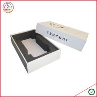 China White Coated Paper Rigid Gift Boxes for Phone Packaging 250gsm Customizable for sale