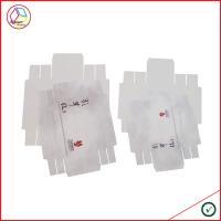 China Ivory Lamination Cardboard Perfume Packaging Box Cubic Shape Custom Size 2mm Thickness for sale