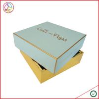 China 4mm Gold Foil Matte Lamination Chocolate Packaging Box Die Cutting for sale