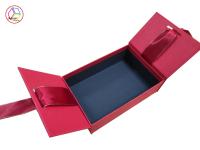 China Custom Hot Stamping Flip Spot Printing Gift Paper Box with Matte Lamination Gold Foil for sale