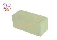 China Hot Stamping Ivory Board Cosmetic Storage Box 5x5x20cm Full Color Printing for sale