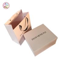 China Customized Pink Two Pieces Hard Cardboard Gift Boxes Matte Lamination for sale
