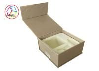 China Matte Varnish Cosmetic Gift Box Membrane Surface With PVC Insert for sale