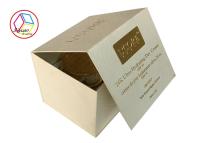 China Matte Varnish Cosmetic Gift Box Membrane Surface With PVC Insert for sale