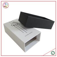 China White Fancy Paper Gift Box Pen Packing Rectangular Sliding Box Matt Lamination for sale