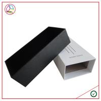 China White Fancy Paper Gift Box Pen Packing Rectangular Sliding Box Matt Lamination for sale