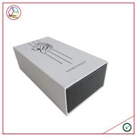 China White Fancy Paper Gift Box Pen Packing Rectangular Sliding Box Matt Lamination for sale